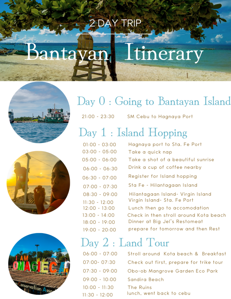 Enjoy Bantayan Island 2 days Itinerary 2024 - Travel Journal